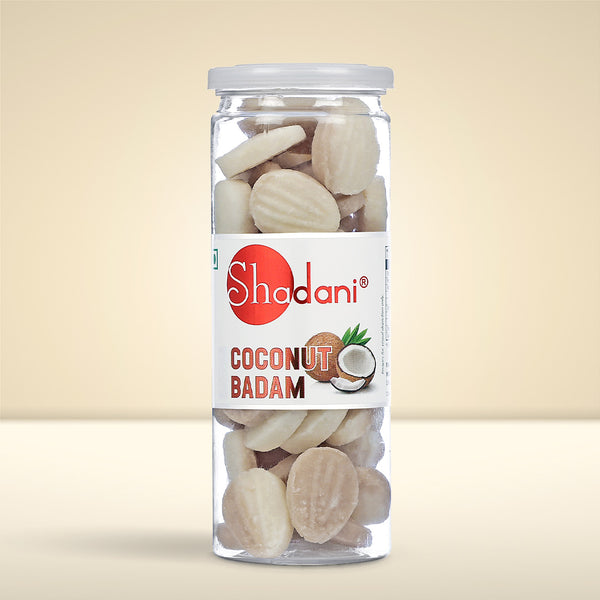 Shadani Coconut Badam 180g | coconut candy | Coconut Badam Candy ...